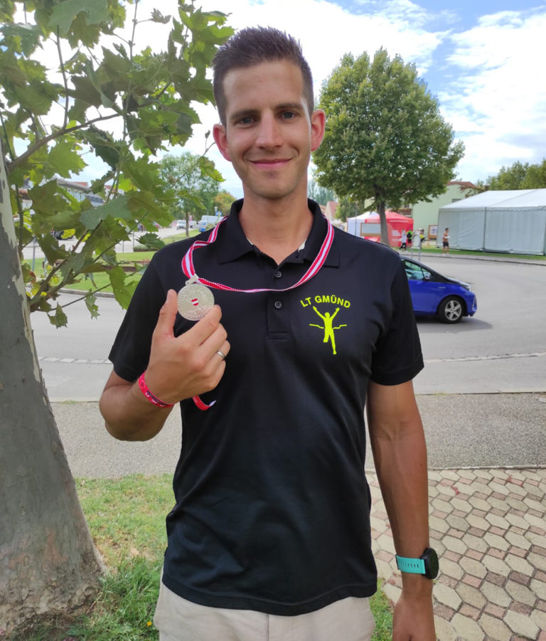 Toller Rene Allram beim 35. Austria Triathlon 2022 in Podersdorf!